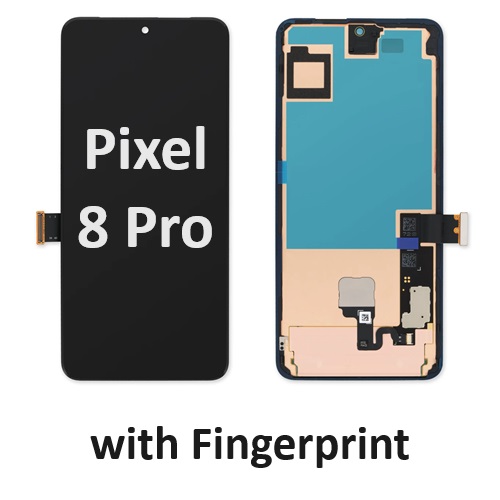 Google Pixel 8 Pro LCD / OLED touch screen with frame and fingerprint ...